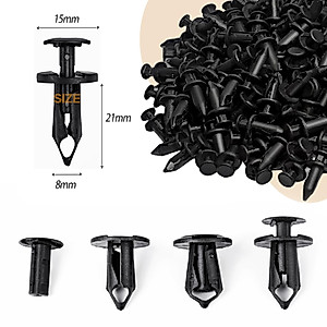 UNIGT 150pcs ATV UTV Body Fastener Rivets Push Pin Compatible with Can Am 293150089 Polaris 7661855 RZR Ranger Suzuki Kawasaki Rancher 90653-HC4-900 Plastic Fender Clips