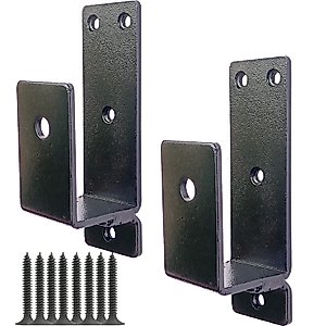 2x4 Door Barricade Brackets. Upgrade Door Barricade Security Bar Provide Our Home Under The Safety Environment. Door Metal Bar Bracket for Your Home, Garages, Basements, Sheds, Warehouses, Backyards.