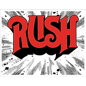 Desperate Enterprises Rush - 1974 Cover Tin Sign - Nostalgic Vintage Metal Wall Decor - Made in USA - 16" W x 12.5" H