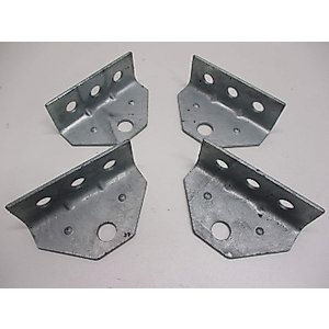 CTW (4) Boat Pontoon Trailer Bolster Bunk Board Adjustable Swivel Brackets