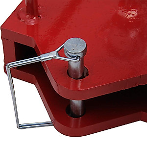 tiewards Forklift Ball Hitch Attachments 2" Trailer Hitch Receiver Fit for Dual Pallet Forks