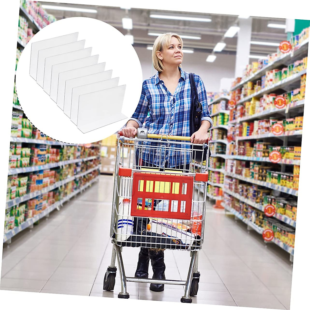 8 Pcs Shelf Dividers Closet Organizer Shelf Separators Neat Tidy Closets Shelves