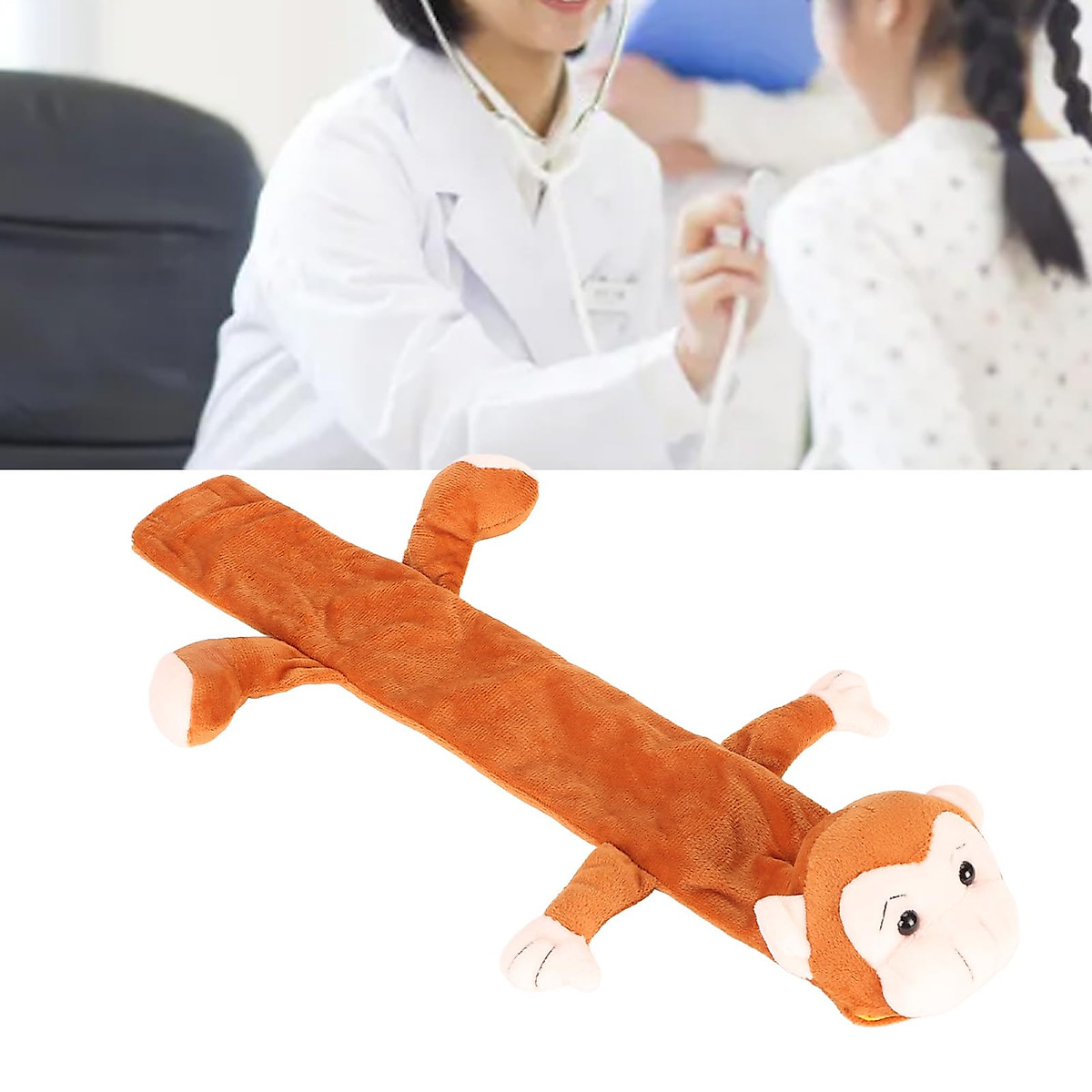 Stethoscope Covers,Stethoscope Cover Scrunchie,Cloth Stethoscope Sleeve,Cute Animal Shape Plush Stethoscope Cover Sleeves Stethoscope Accessories for Nurses Doctors (Monkey)