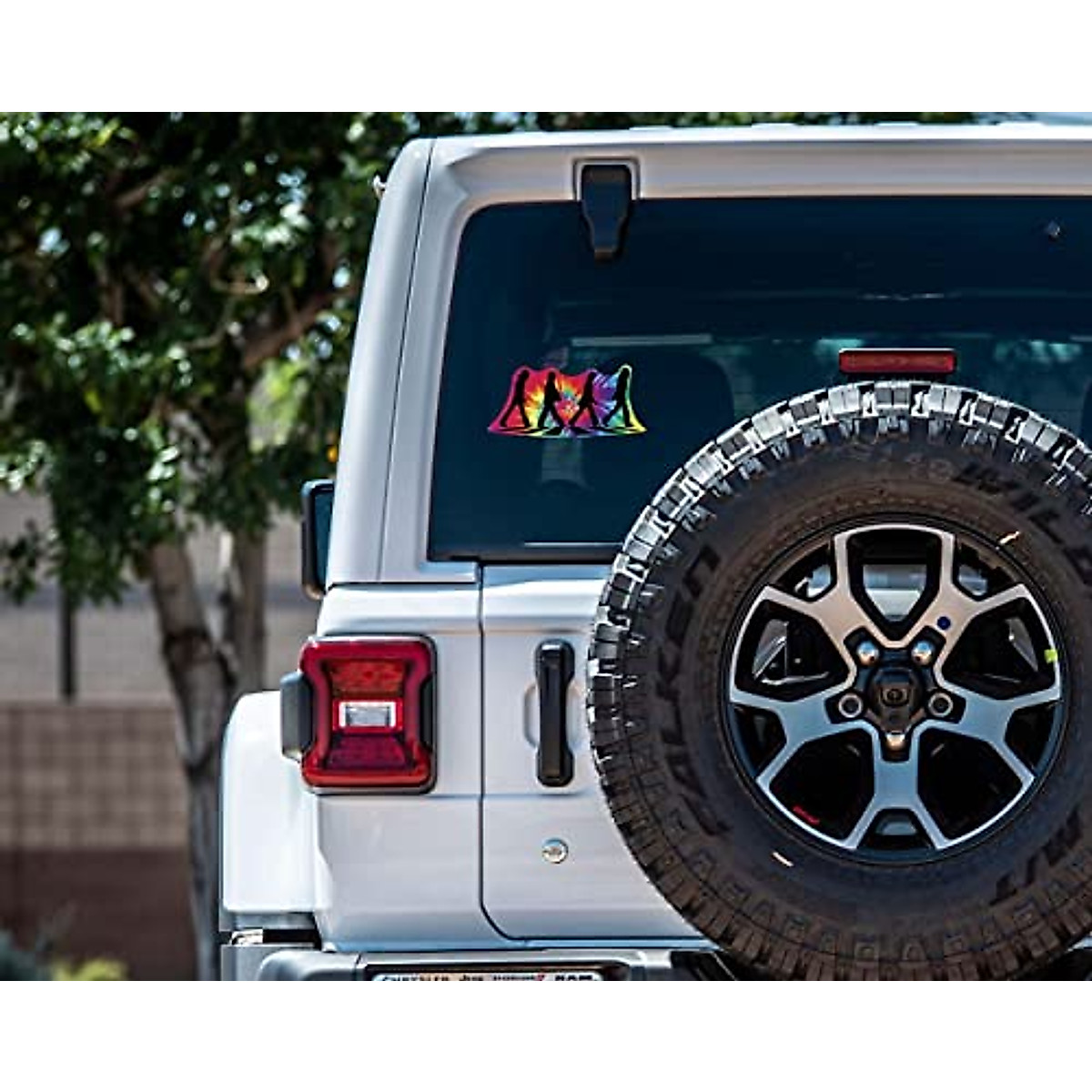 Beatles Abbey Road Sticker Crosswalk Decal Merchandise Memorabilia Album Record Iconic Band Pepper Vinyl Sticker | Premium Quality | 7-Inches | S041 (Black-Tiedye)