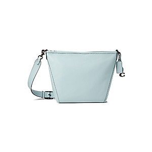 COACH Polished Pebble Leather Small Dufflette Aqua One Size