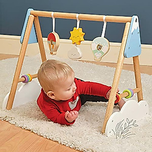 Hot Air Balloon Baby Gym Premium Wooden Toys for Kids Ages 2 Months & Up