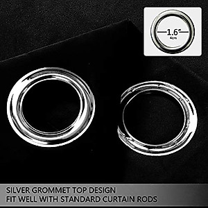 SPXTEX Black Velvet Blackout Curtains for Living Room 84 inches Long Sliding Door Curtains Heavy Velvet Curtains for Bedroom Thermal Insulated Velvet Curtains Grommet Velvet Drapes Set of 1 Panel