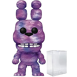 POP Five Nights at Freddy's - Tie Dye Bonnie Funko Vinyl Figure (Bundled with Compatible Box Protector Case), Multicolor, 3.75 inches
