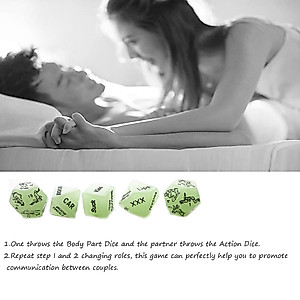 Sex Dice for Adult Couples Sex Games, 5 PCS Sex Position Dice Naughty Sexuales for Adults Bedroom Role Play party favor valentine Sex Toys Game for Couples Gay