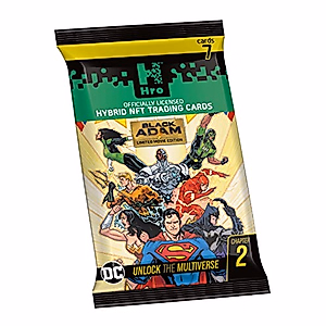 HRO DC Comics Unlock The Multiverse | Chapter 2: 2-Pack Premium Booster Pack, Hybrid NFT Trading Cards, 14 Trading Cards (10035876-0001)