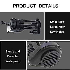7623063 Water Pump Compatible with Manitowoc Ice Machine,Fit for Q, J, and B Series,Ice Maker Part 76-2306-3 110V-115V 6W 60Hz