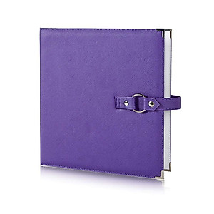 Binder by Kit xChange Storage System Purple Bead Jewelry Crafts Scrapbook Hook Loop