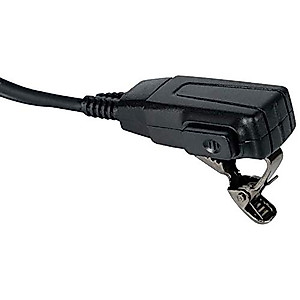 Caroo Walkie Talkie 2.5mm Earpiece,2 Pack 1 Pin Covert Acoustic Tube Earpieces Headset with PTT Mic for Motorola Talkabout MH230R MR350R T200 T200TP T260 T260TP T600 MT350R Two Way Radio