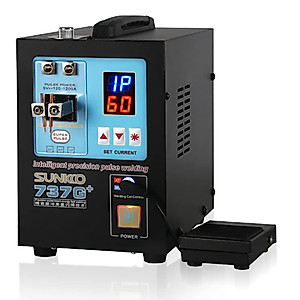 Battery Welding Machine, 0.35mm Automatic Induction Pulse Spot Welder,Portable Pulse Welding Machine for Battery Pack, Battery Spot Welder and Soldering Station