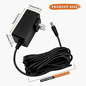 Replacement Part 9004190216 for Masterbuilt Power Adapter, Compatible With Masterbuilt Gravity Series 560/800/1050 XL Grills & Smokers