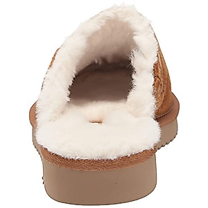 Koolaburra by UGG Women's Sonele Slipper, Chestnut, Size 7