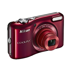 Nikon COOLPIX L28 20.1 MP Digital Camera with 5x Zoom Lens and 3" LCD (Red) (OLD MODEL)
