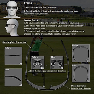 ROCKNIGHT HD Polarized Sport Photochromic Sunglasses for Men UV Protection UV400 Fishing Rimless Sunglasses Metal Frame