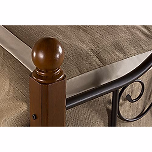 Hillsdale Furniture Hillsdale Milwaukee Post Queen Bed Textured Black