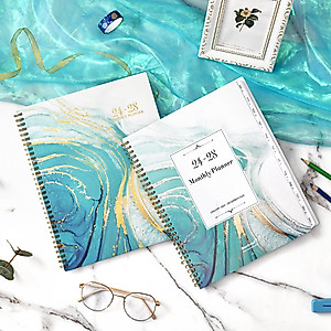 2024-2028 Monthly Planner - 4 Year Monthly Planner, Jul 2024 - Jun 2028, 48 Monthly Planner/Calendar, 9" x 11", Monthly Calendar 2024-2028, Monthly Tabs, Double-Side Pocket, Holidays