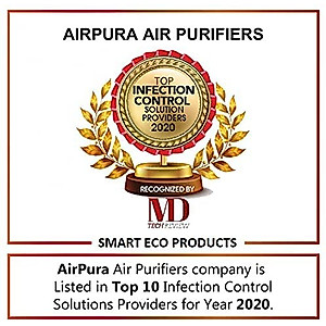 Airpura I600 Hepa Air Purifier for Home Helps to Eliminate Thousands of Airborne Particles & Odors Leaving Only Clean & Fresh Air - White