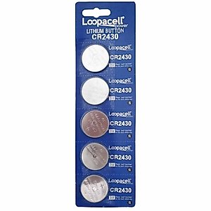 LOOPACELL Lithium Battery CR2430-10 Pcs Pack - 2 Blisters 3V Lithium Button Cell