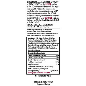 KONG - Easy Treat - Dog Treat Paste - 8 Ounce (2 Pack) - Pepperoni