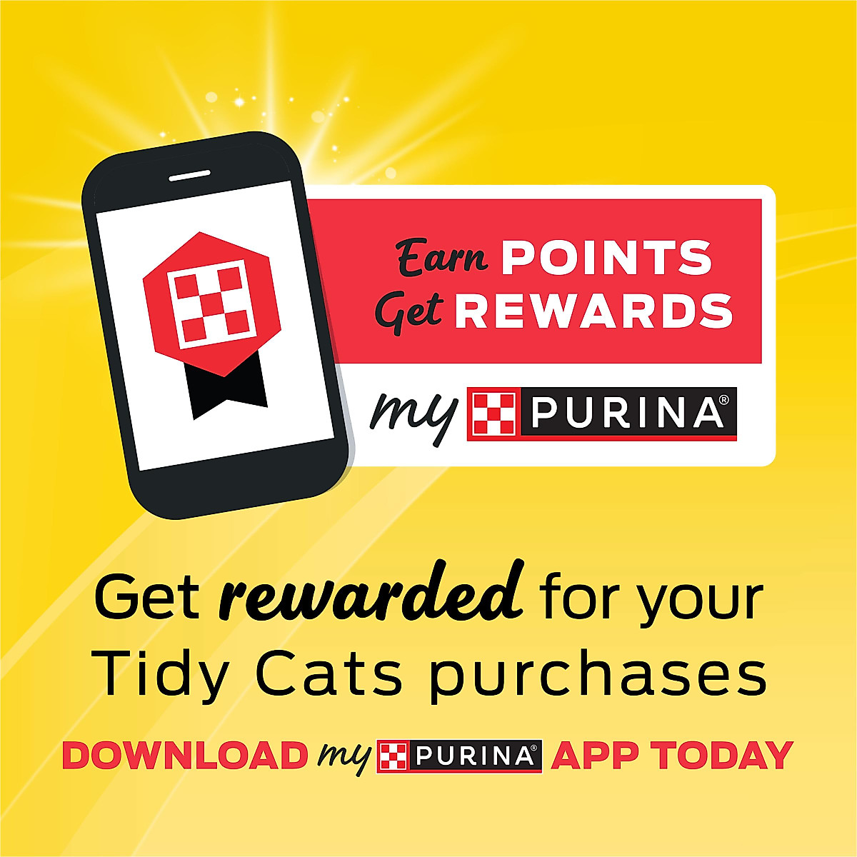 Purina Tidy Cats LightWeight Clumping Cat Litter, Tidy Max Instant Action Formula - 17 lb. Box
