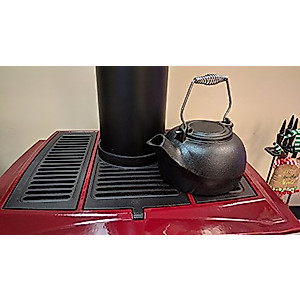 US Stove Company Kettle Fireplace 3Qt Black, L