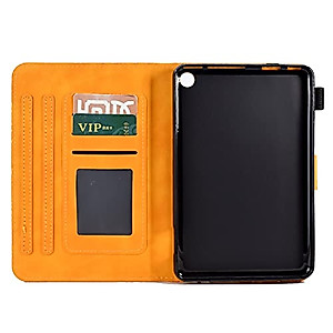 Stand Tablet Cover Compatible with Kindle Fire 7 2022 Release Case 12th Generation Premium 7inch Leather Case, Case Compatible with Kindle Fire 7 2022 Release Case Drop-Proof Cover Protective Cover w