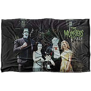 Trevco The Munsters Family Silky Touch Super Soft Throw Blanket 36" x 58"