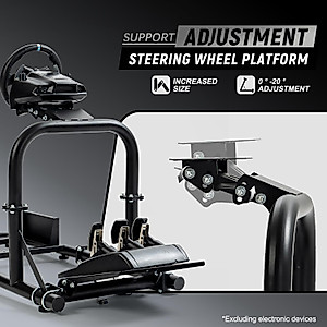 Marada Racing Simulator Cockpit fit for Logitech G27 G29 G920 G923, Fanatec, Thrustmaster T300RS T500R, Upright Stable Sim Racing Cockpit, without Wheel Pedal Shifter Seat