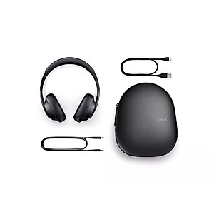 Bose Noise Cancelling Headphones 700,Bluetooth, Over-Ear Wireless with Built-In Microphone for Clear Calls & Alexa Voice Control,Black