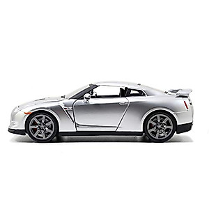 Fast & Furious '09 Nissan R35 Vehicle 1:24 Diecast By Jada Toys, Silver