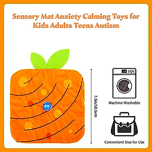 5 PCS Marble Maze Mat Autism Game,Sensory Fidget Stress Relief Toys for Kids ADHD Special Needs,Tactile Sensory Mat Calming Toys for Adults Teens