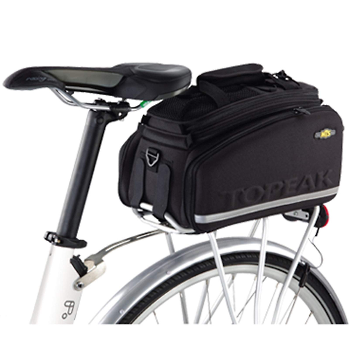 Topeak Unisex Adult DXP Trunk Bag - Black, 36 x 21.5-29 x 25 cm/22.6 Litre