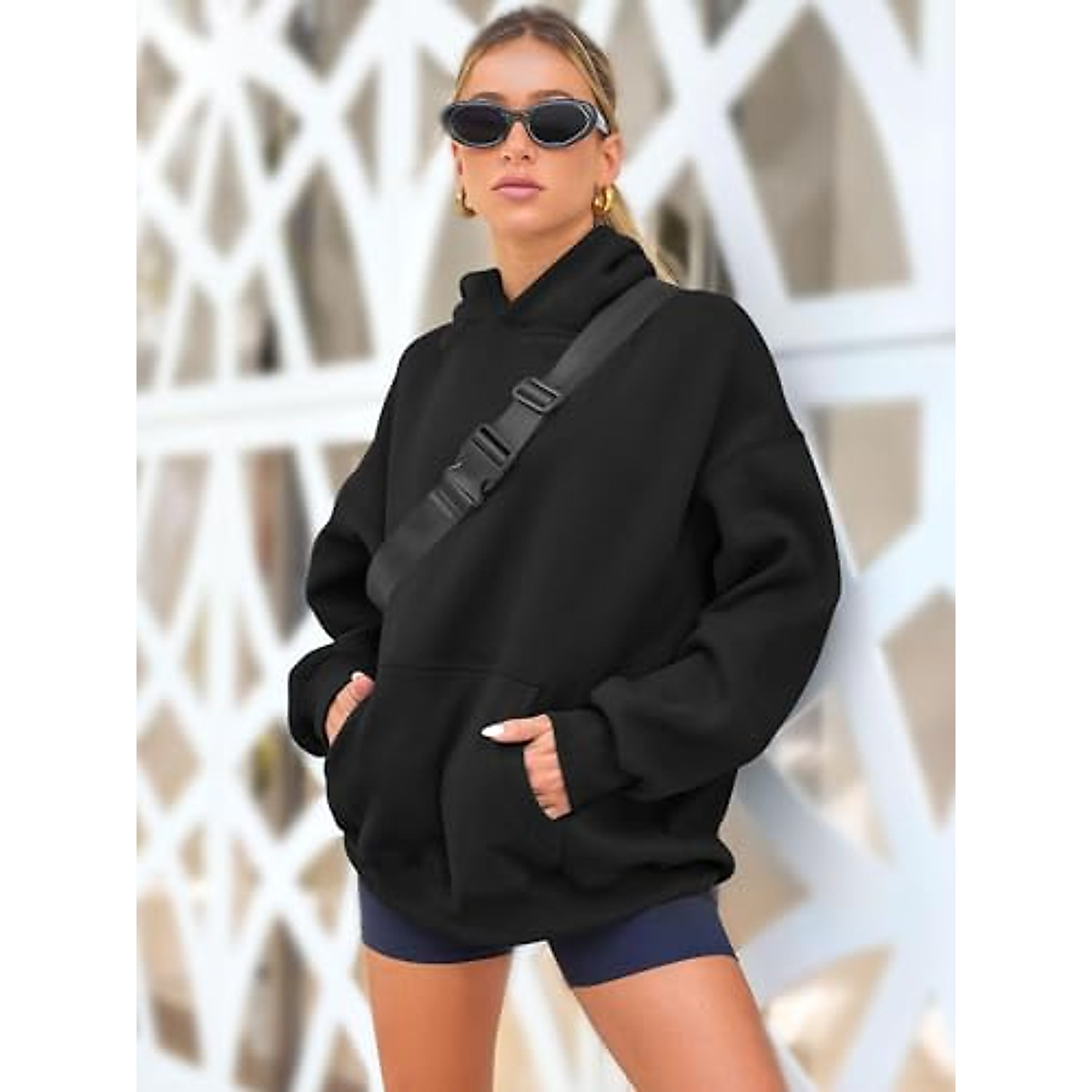 AUTOMET Black Hoodies for Women Oversized Sweatshirts Cute Fleece Long Sleeve Shirts Sweaters Loose Casual Winter Pullover Fall Outfits Y2k Owith Pockets 2023