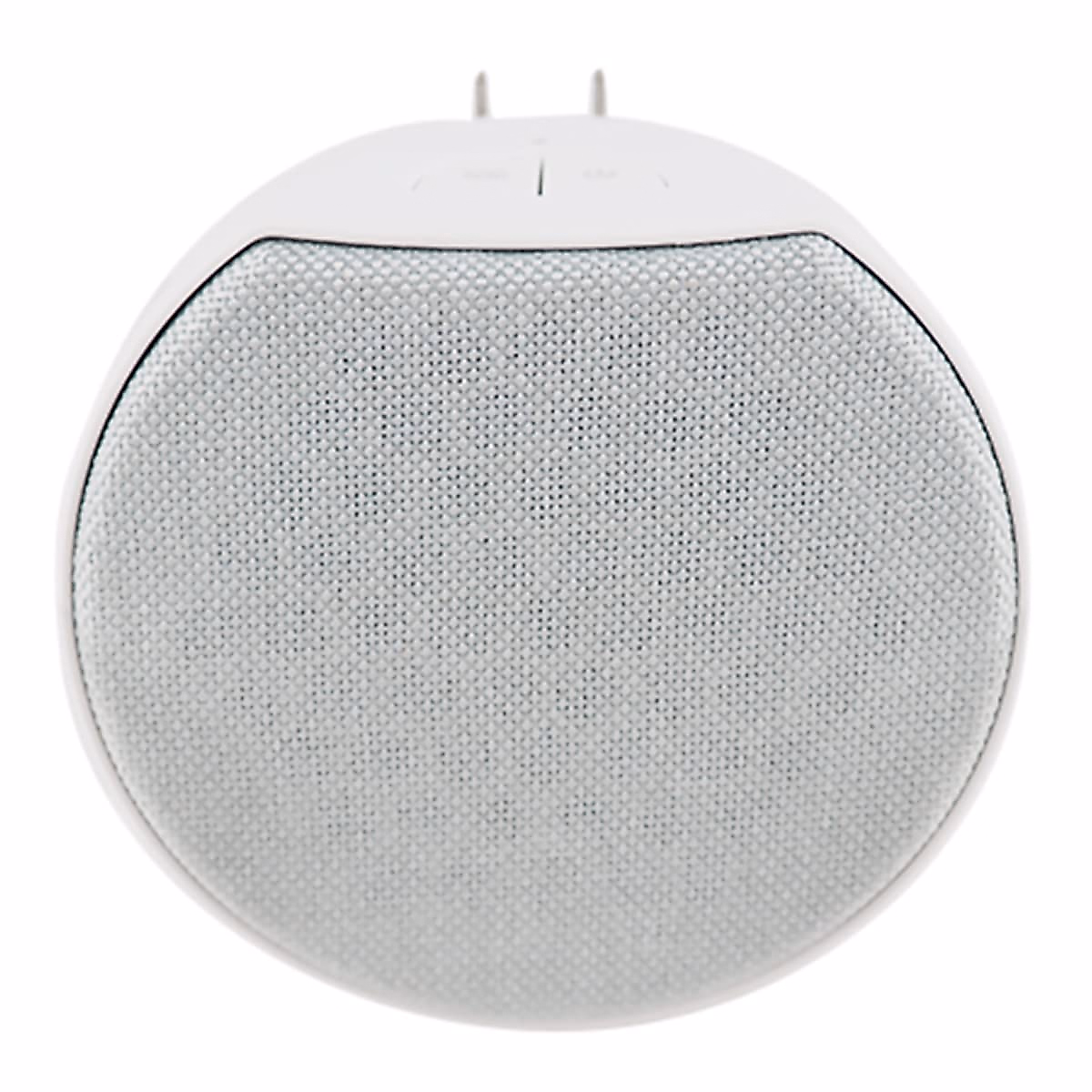 OC Acoustic Newport Plug-in Outlet Speaker with Bluetooth 5.1 and Built-in USB Type-A Charging Port (Gray/White)