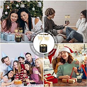 Birthday Gifts for Women, Butterfly Candle Gifts for Women, Best Friend Birthday Gifts for Women, Funny Birthday Gifts for Women, Unique Butterfly Rotatable Scented Candles Birthday Gifts for Women