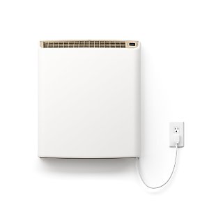 Smart EnviMAX 1000W Wi-fi Plug-in Electric Wall Heater - Energy Efficient Smart Heaters for Large Rooms - App Controlled Electric Heater with Thermal Shut Off Switch - Works with Alexa & Google Home