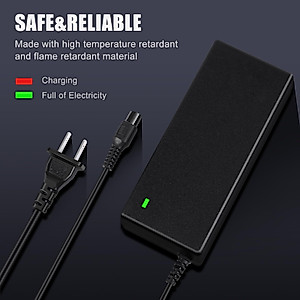 63V 4 Prong Charger for Ninebot S (Not for S-Plus) / Mini PRO/Mini lite / L8 / One A1/ One S2/ S-MAX, N3M240, GoKart Kit, Gokart PRO, 4-Pin fits for Segway Ninebot Charger