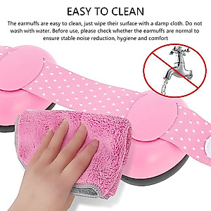 Baby Ear Protection,Noise Reduction Children Protective muffs,Baby Protection for Newborn and Babies up to 24 Months,Comfortable Infant Muffs Prevent Hearing Damage Improve Sleep (PINK), 10X10X10CM