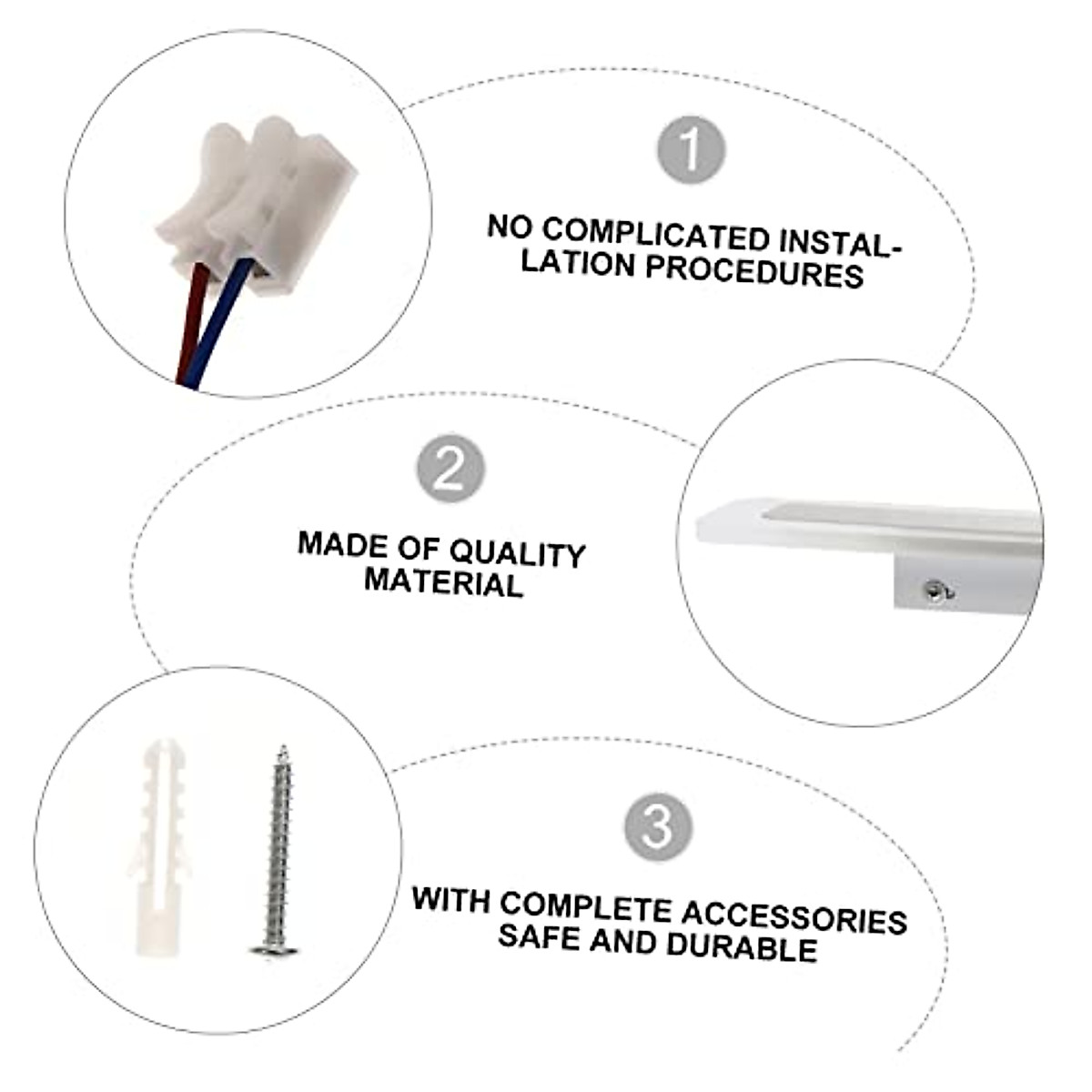 Uonlytech Acrylic Aisle Light Outdoor Wall Lantern LED Wall Lights LED Light LED Ceiling Light Outdoor Sconces Wall Lighting LED Outdoor Wall Lights Bedroom Light Hallway Light Ceiling Lamp