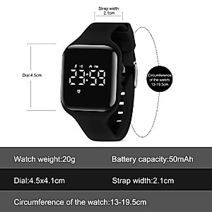 NN BEN NEVIS Kids Watch, Digital Watch for Boys Girls, Sport Watch with Fitness Tracker, Alarm Clock, Stopwatch, No App and Waterproof, Watch for Kids Ages 5-12