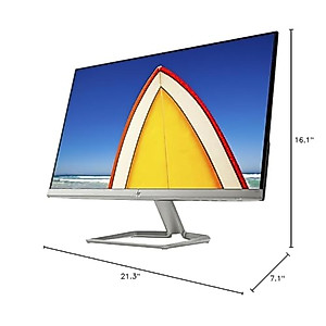 HP 24f LED Display 60.5 cm (23.8") Full HD Silver