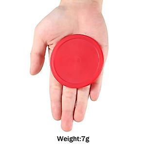 8 Pieces Hockey Pucks Replacement Round Pucks for Game Tables, Equipment, Accessories, 7 Grams