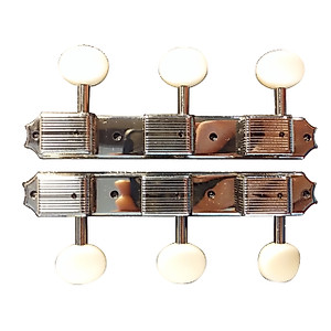 Kluson No-Line"3-On-A-Plate" Guitar Tuning Pegs W/Cream Buttons Fit Gibson Epi