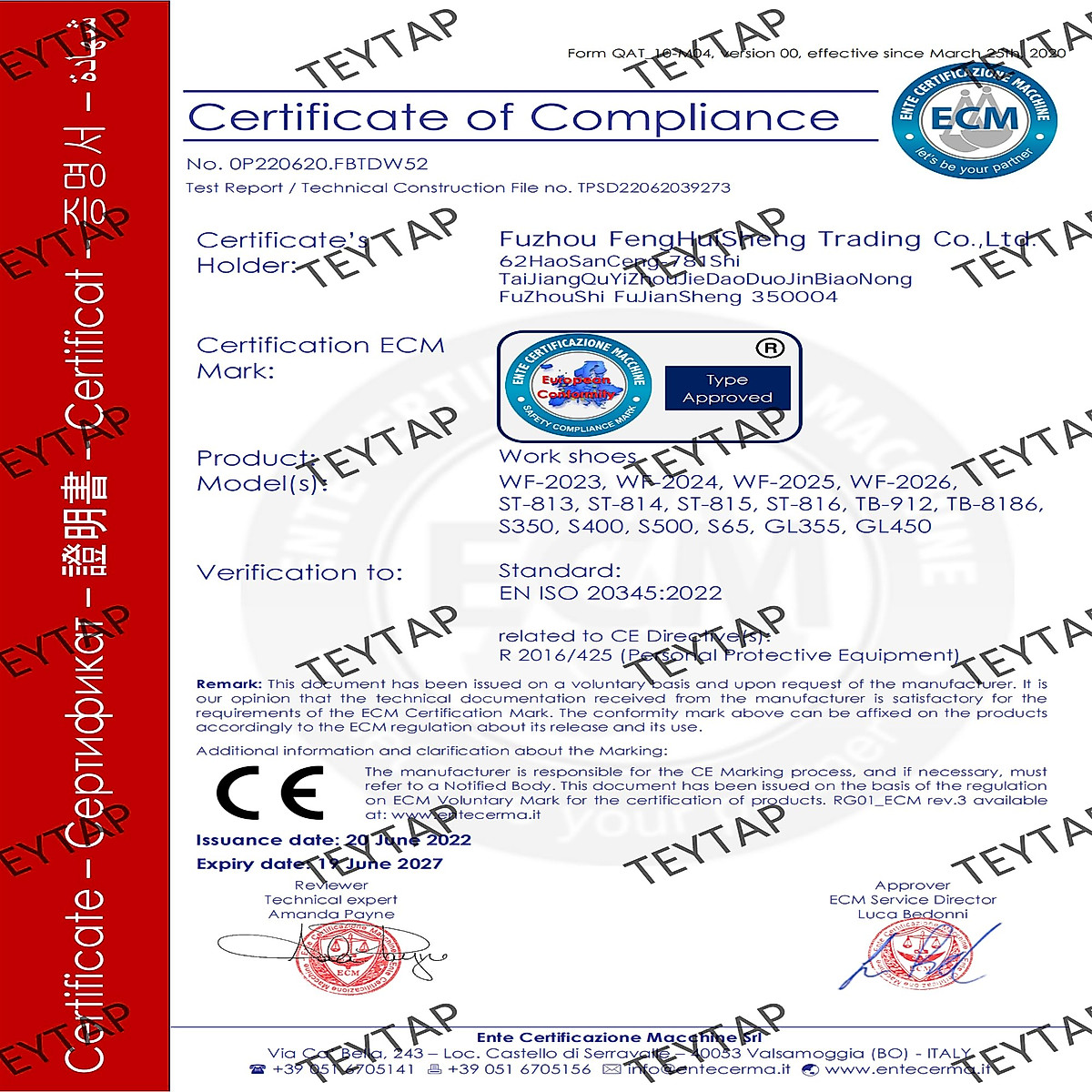 TEYTAP Steel Toe Shoes for Men Women Work Shoes Waterproof Comfortable Cushion Lightweight Safety toe Shoes Construction Puncture Proof Sneakers