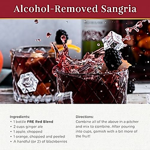 FRE Red Wine Blend, Alcohol-Removed, 750mL Wine Bottle