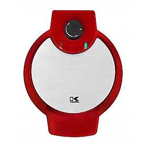 Kalorik Heart Shaped Waffle Maker, WM 42583 R, Make Perfect Heart Shaped Waffles For Breakfast Lunch and Dinner, Red